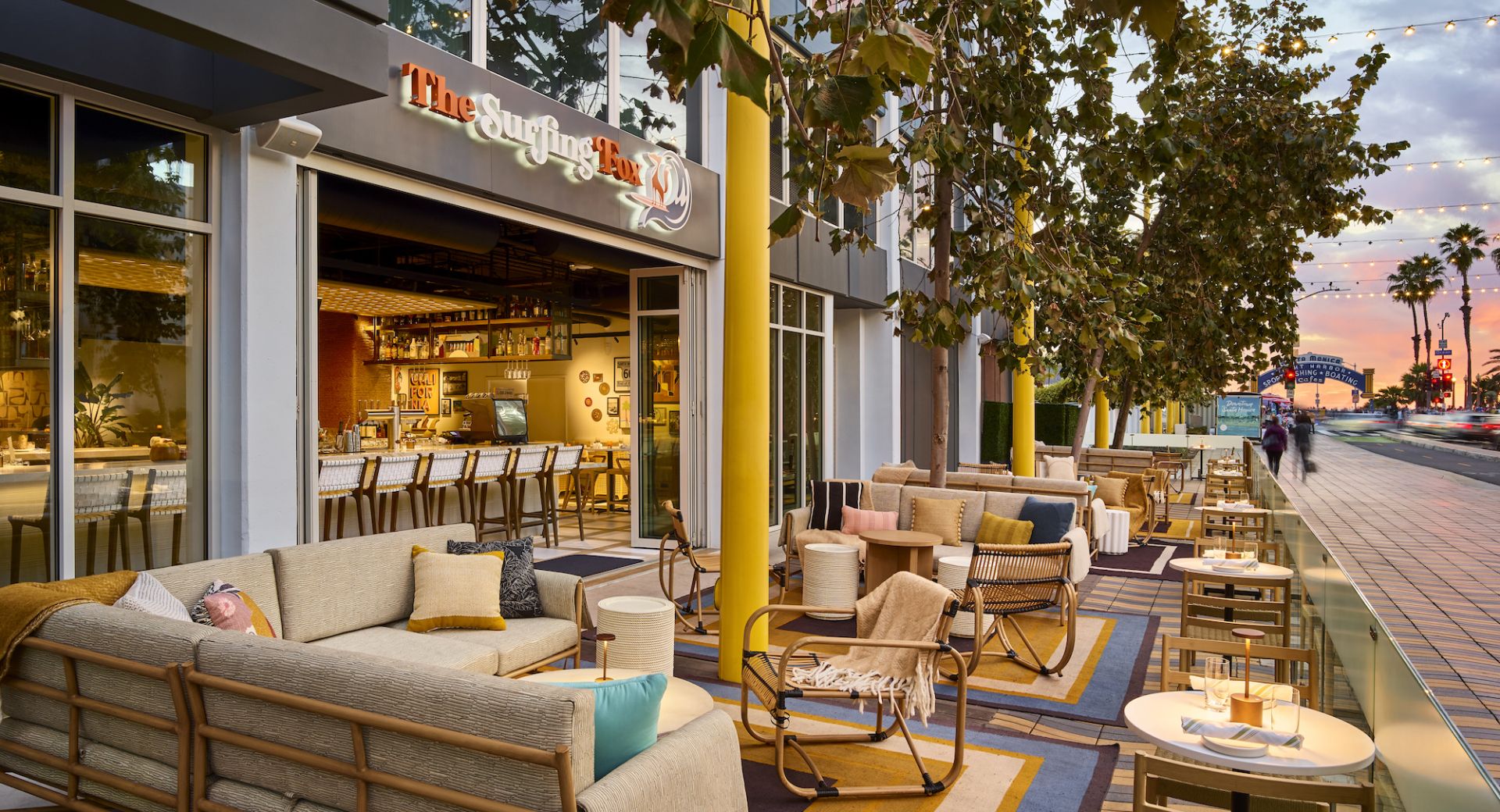 The Surfing Fox Restaurant, Santa Monica CA